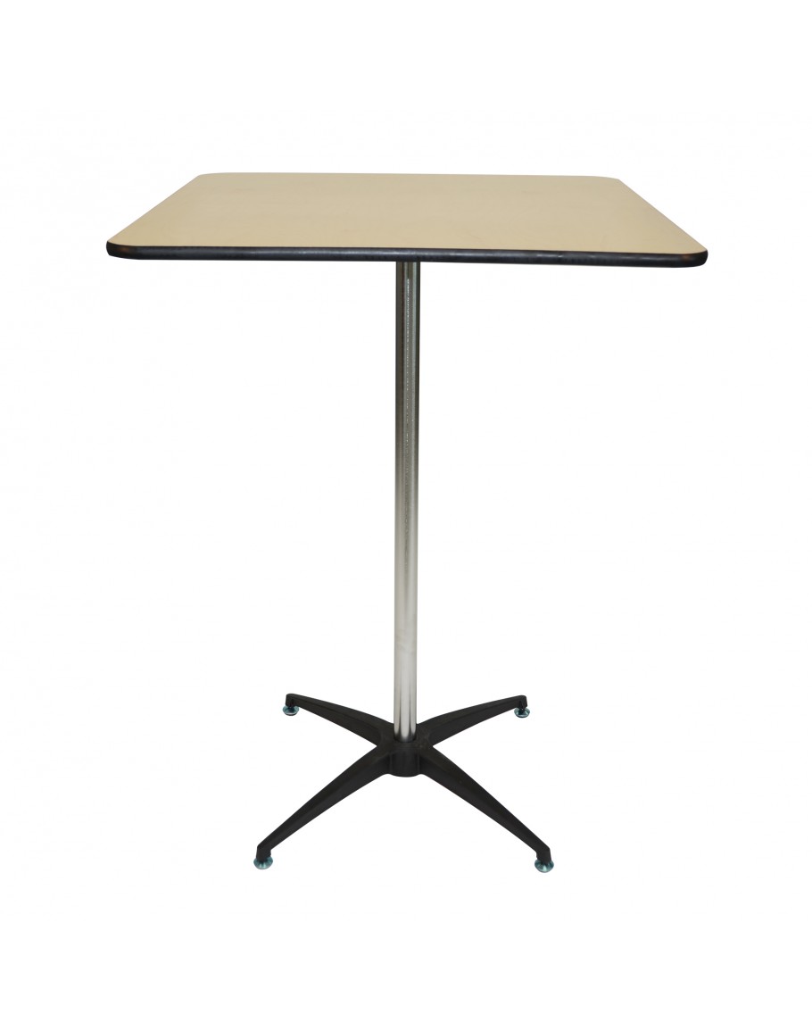 36 Inch Square Wood Cocktail Table Kit Vinyl Edging